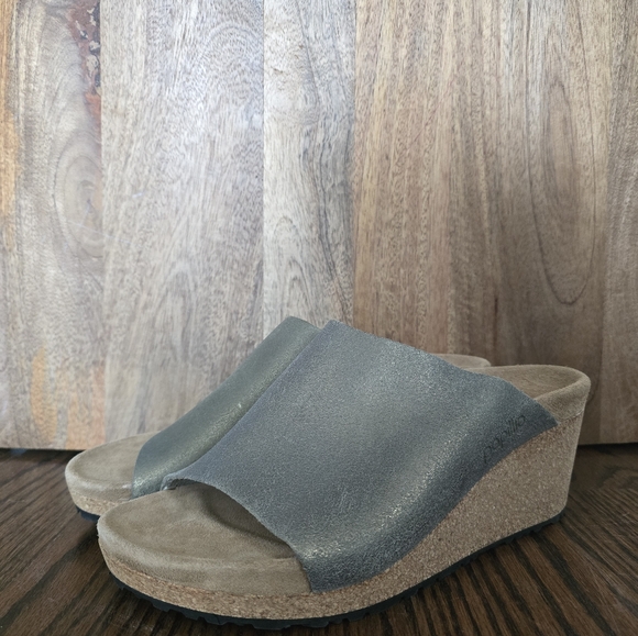Papillio | Shoes | Birkenstock Papillio Namica Wedge Sandals In Suede ...